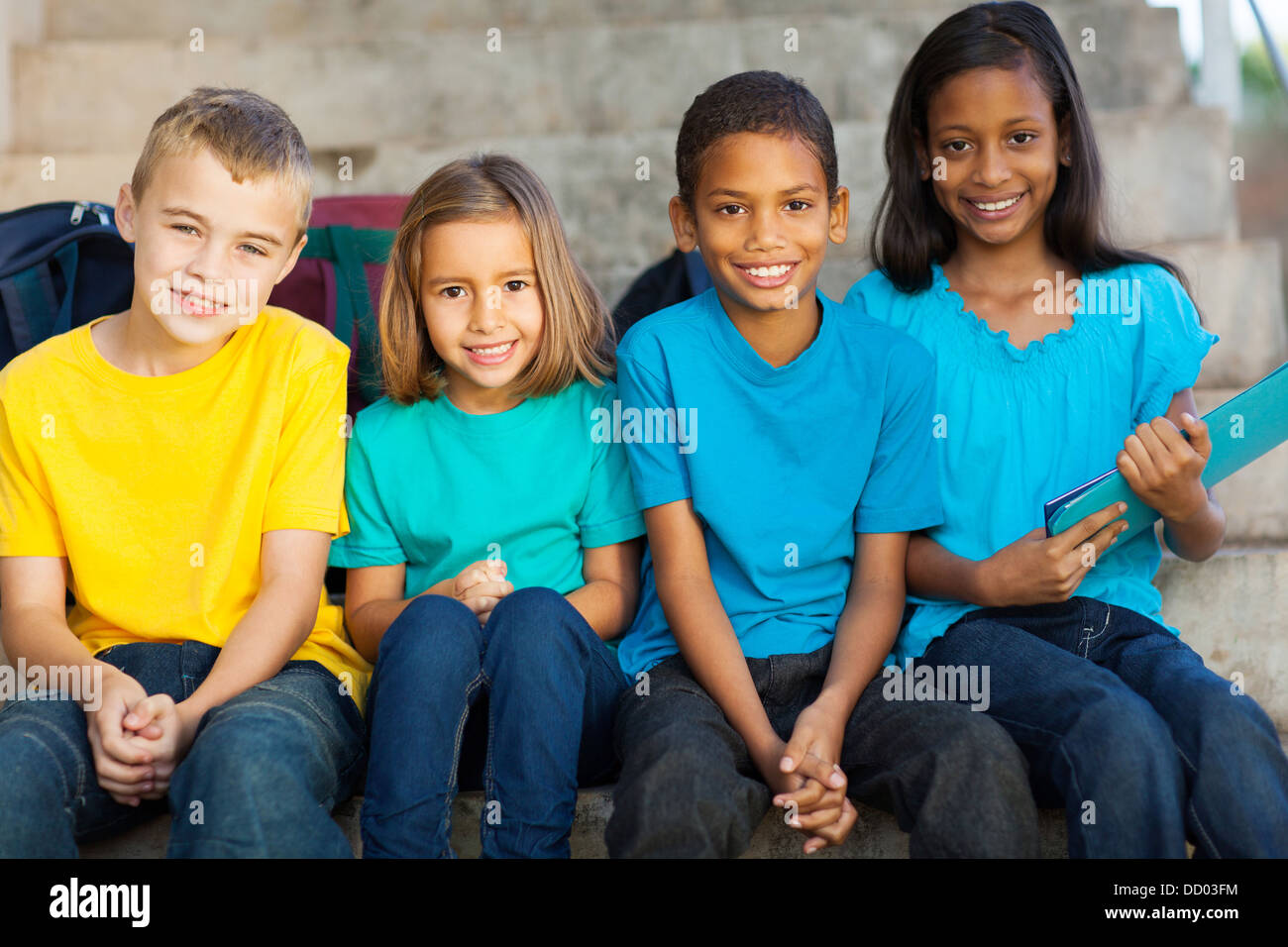 Indian primary school students hi-res stock photography and images - Alamy