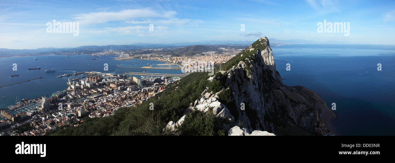 Wide view of gibraltar hi-res stock photography and images - Alamy