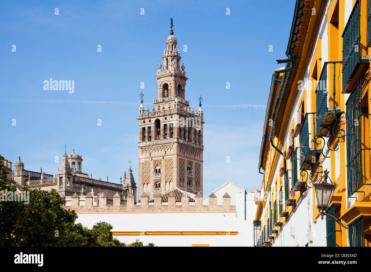 Buildings In The City Of Sevilla; Sevilla, Andalusia, Spain Stock Photo ...