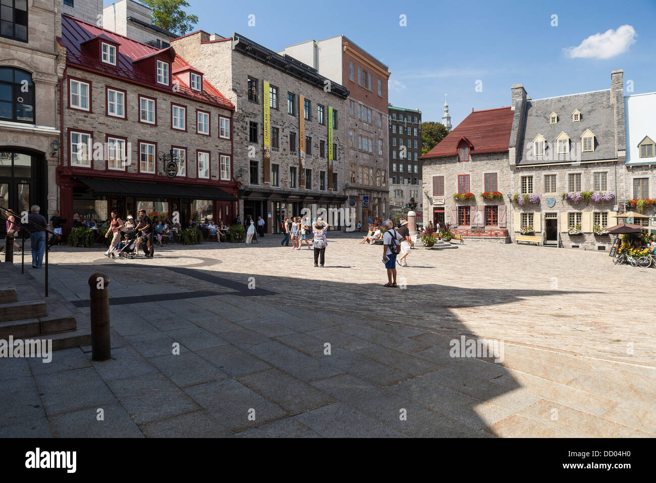 Quebec city old town,downtown Quebec Stock Photo - Alamy