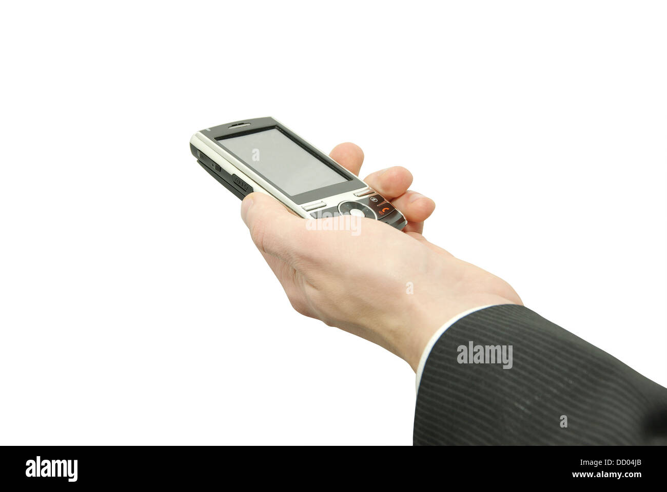 hands with communicator Stock Photo - Alamy