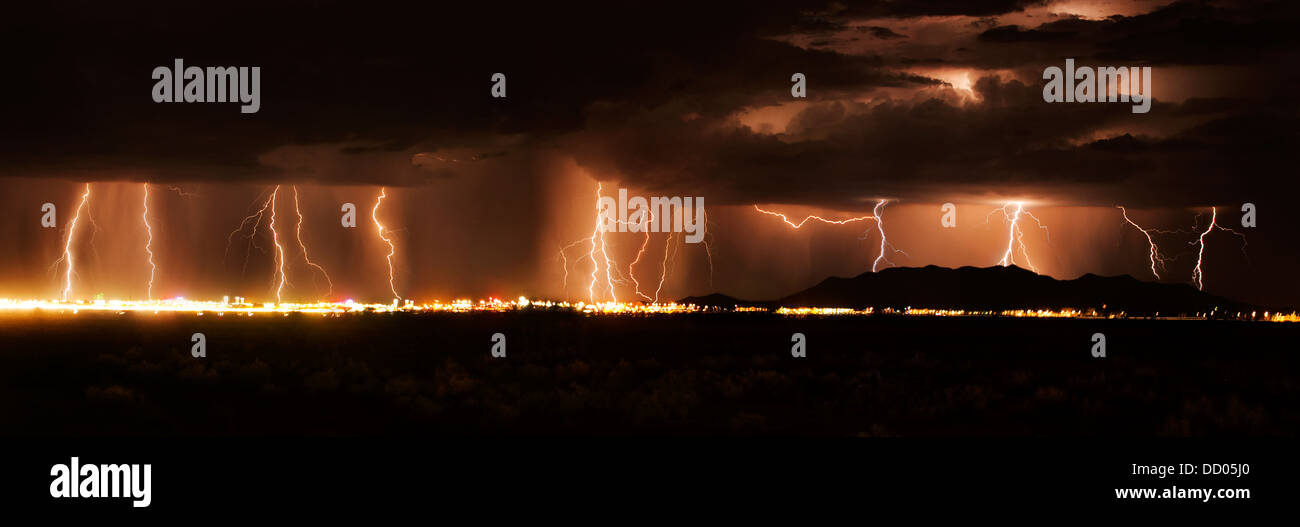 Arizona Lightning Storm Stock Photo - Alamy