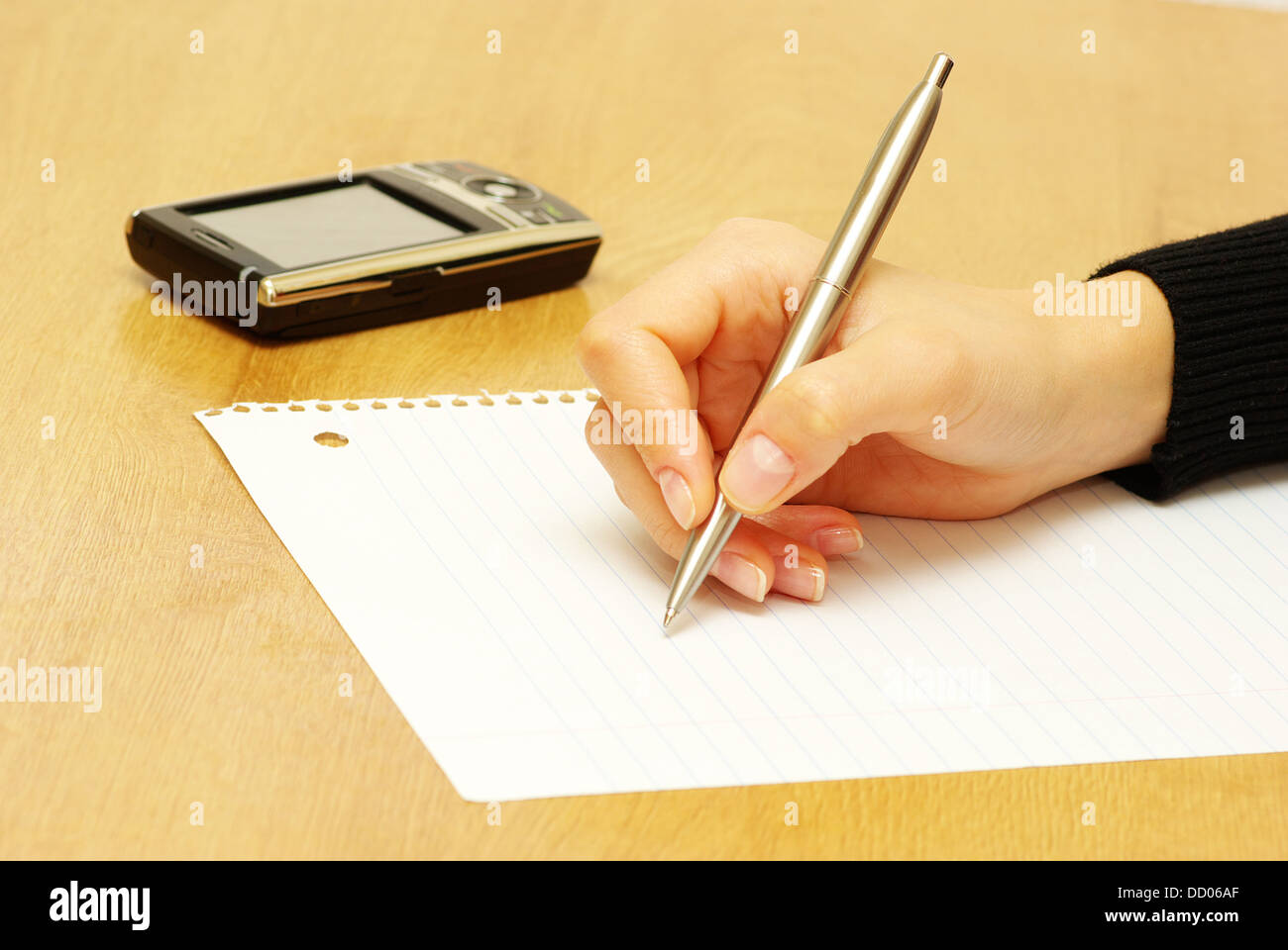 pen in hand Stock Photo - Alamy