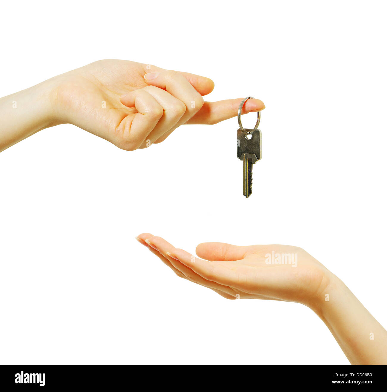 hand holds a key Stock Photo - Alamy