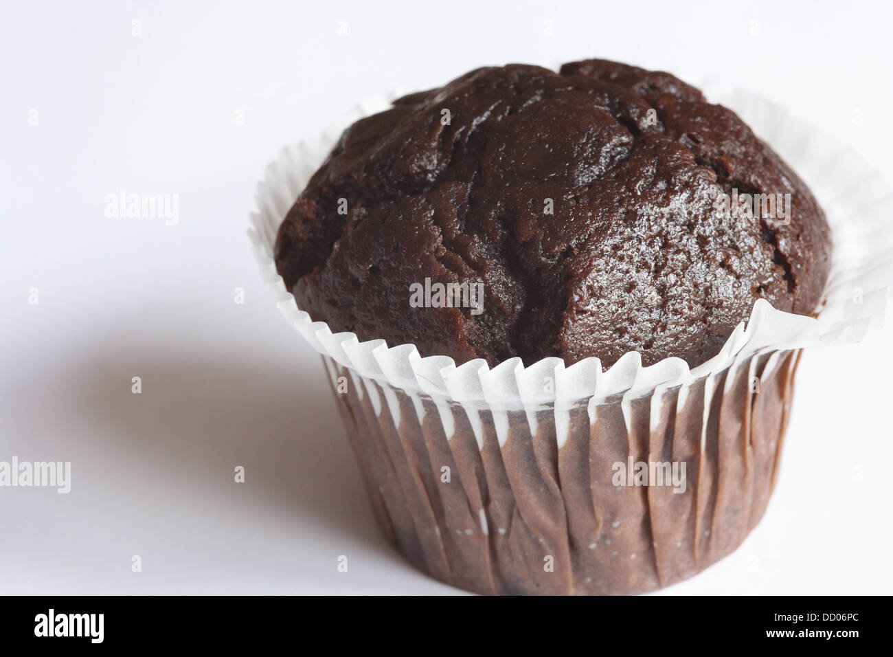 A single chocolate muffin Stock Photo - Alamy