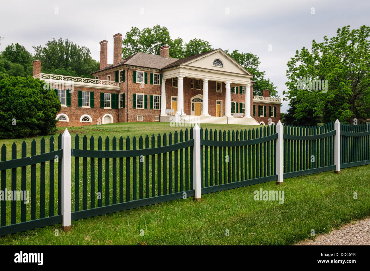 Main House, James Madison's Montpelier, Orange County, Virginia Stock ...