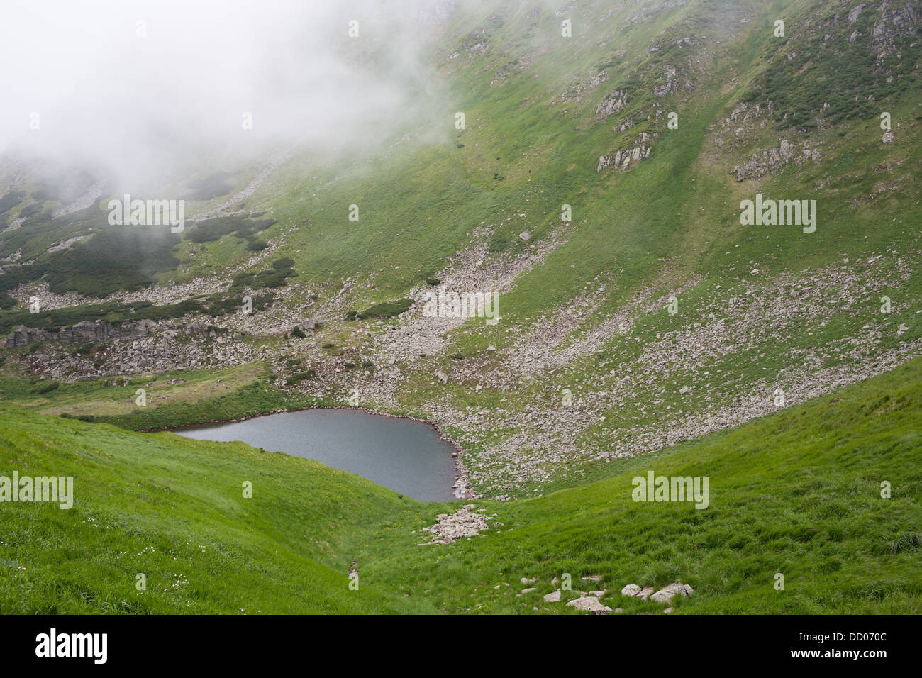 The most high-altitude lake in Ukraine Stock Photo - Alamy