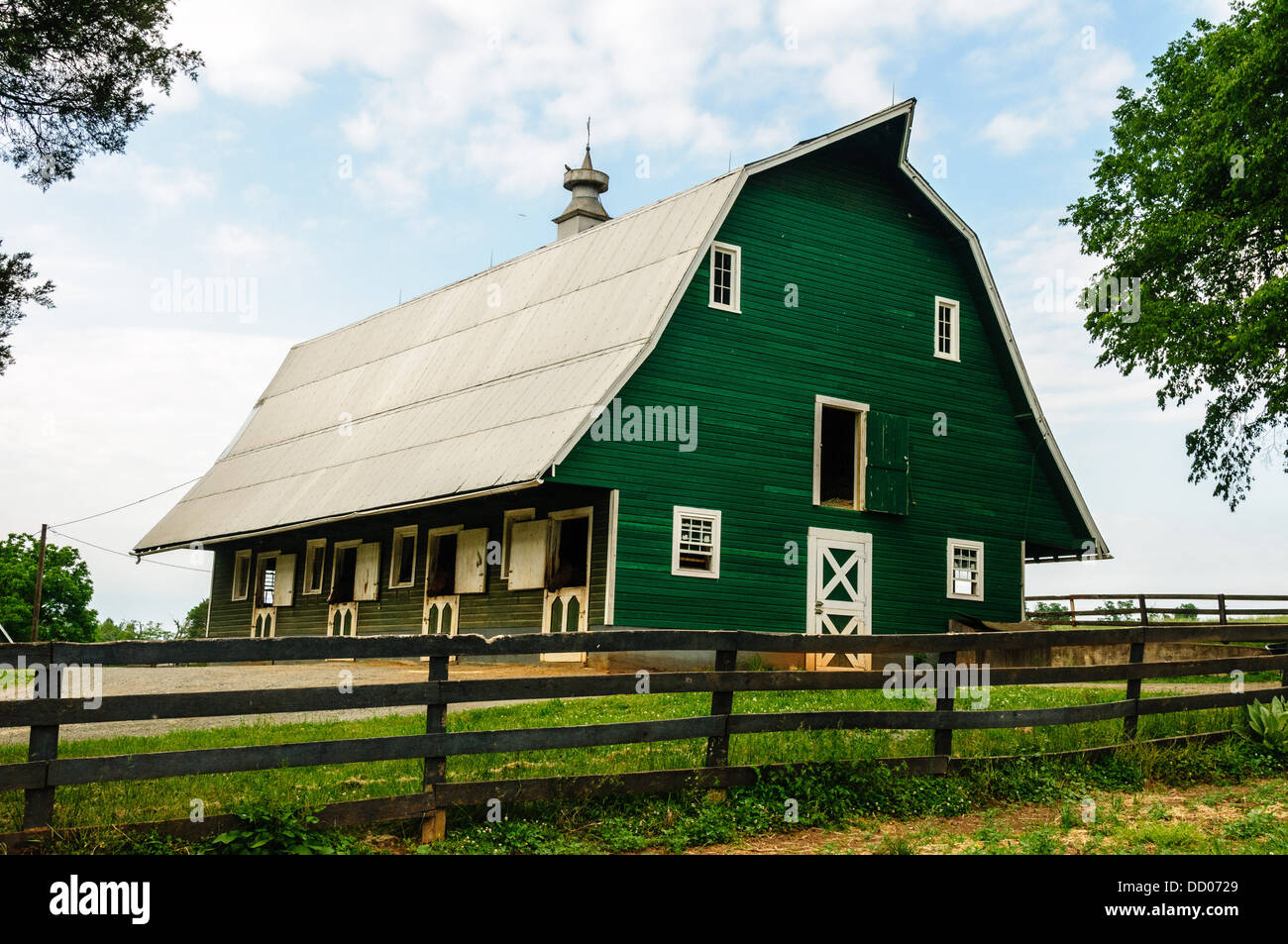 Stables in Green Barn, James Madison's Montpeller, Orange County ...