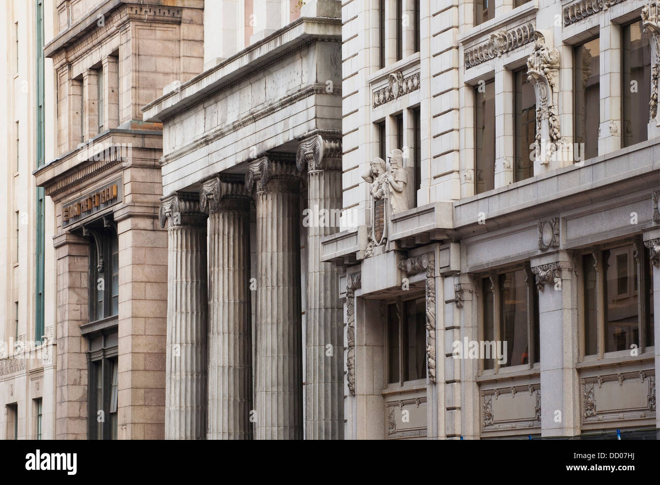 Architecture In Old Montreal; Montreal, Quebec, Canada Stock Photo - Alamy
