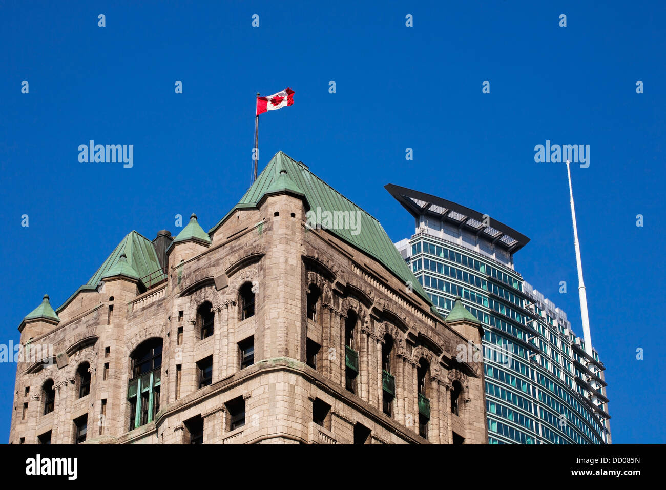 Windsor Station And IBM-Marathon Tower; Montreal, Quebec, Canada Stock ...