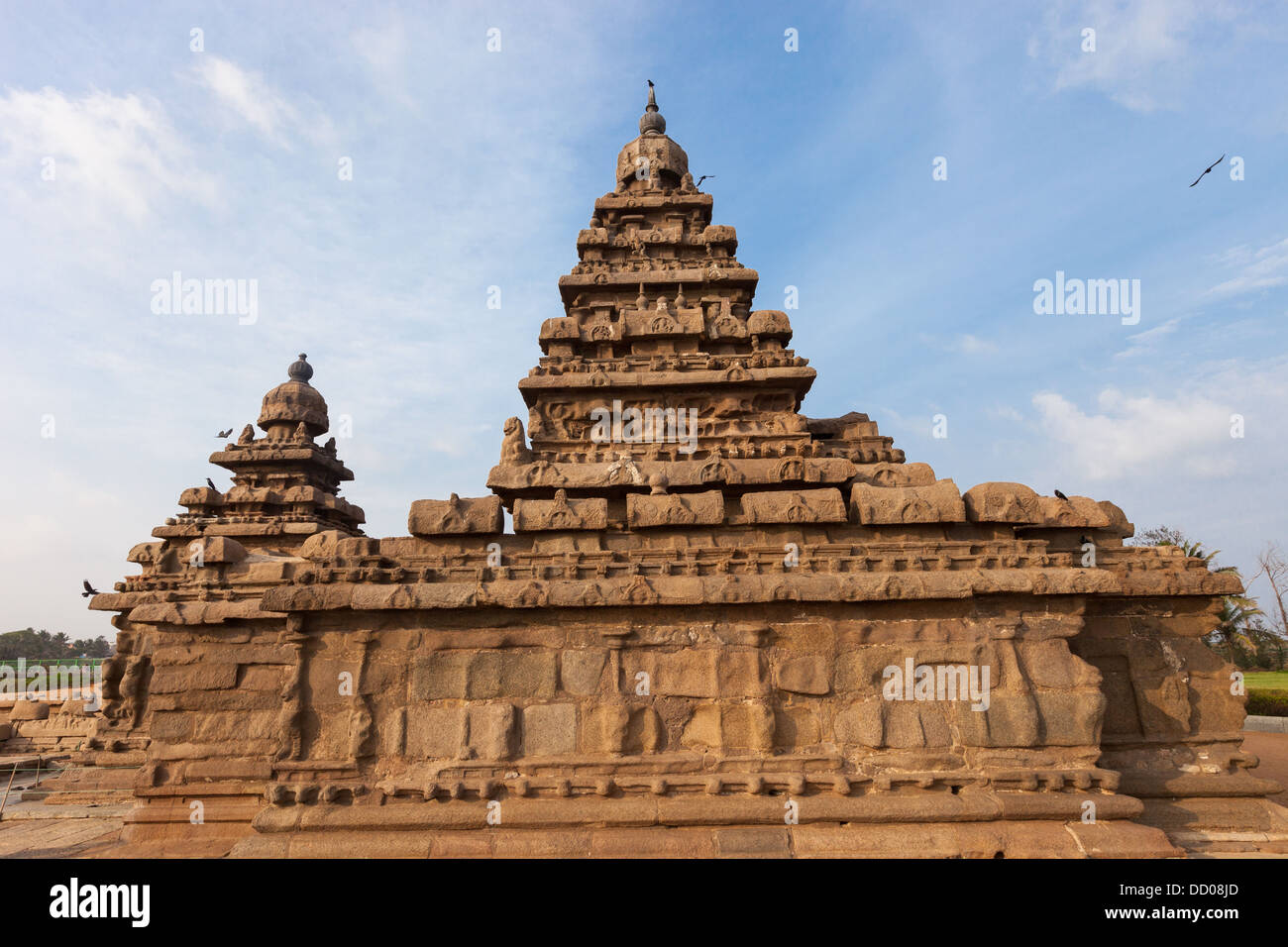 Ancient Shore temple of Mahabalipuram, Tamil Nadu, India Stock Photo ...
