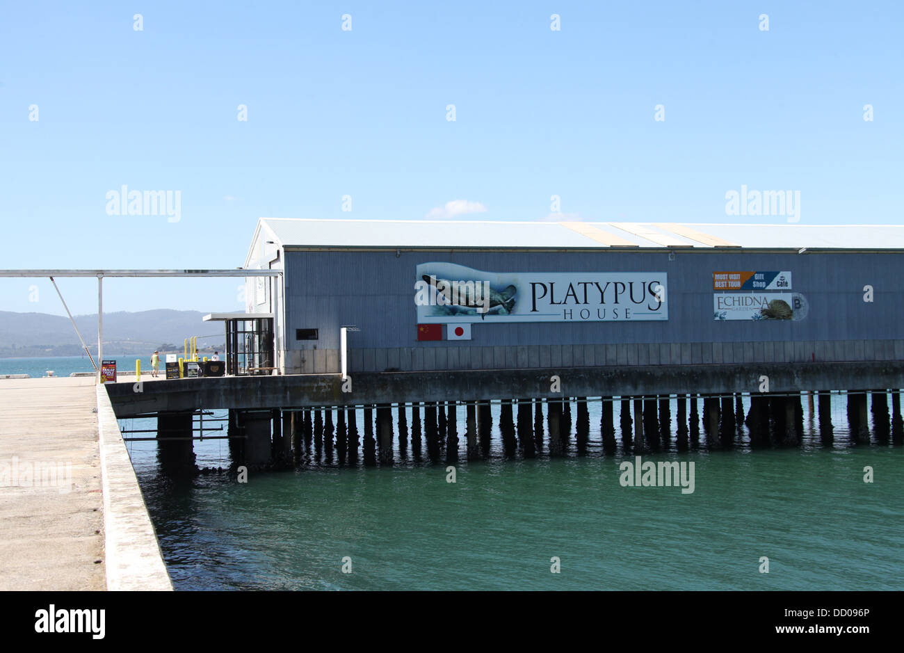 Platypus House at Beauty Point in Northern Tasmania Stock Photo - Alamy