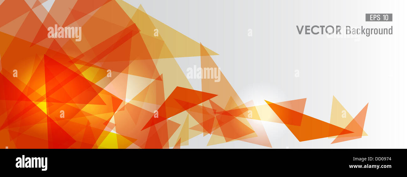 Trendy colorful transparent triangles abstract background illustration ...