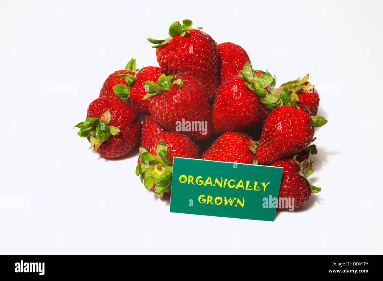 Strawberries labeled hi-res stock photography and images - Alamy
