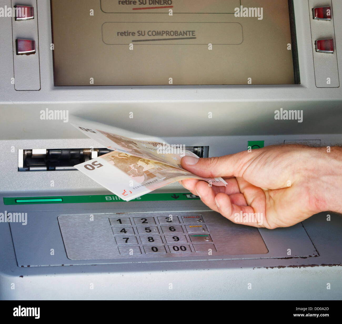 Customer Using Atm Machine