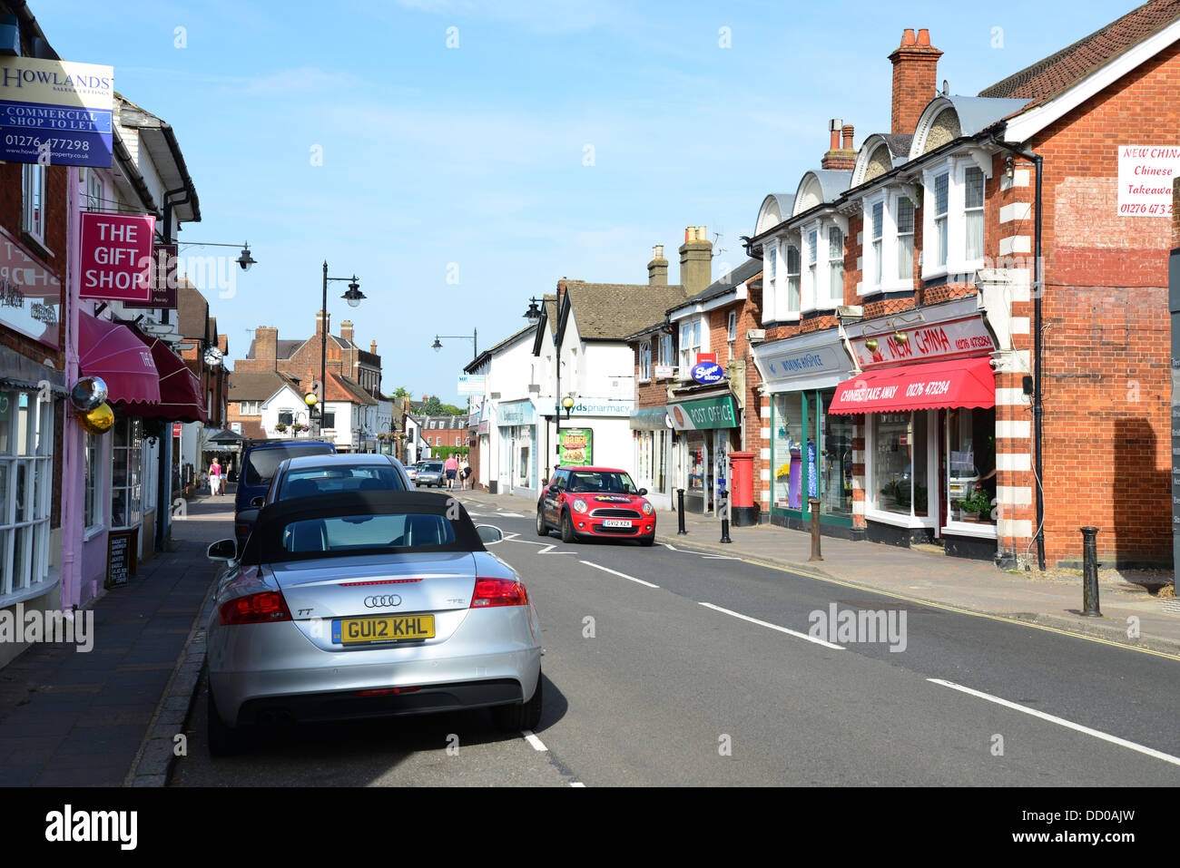 High Street, Bagshot, Surrey, England, United Kingdom Stock Photo - Alamy