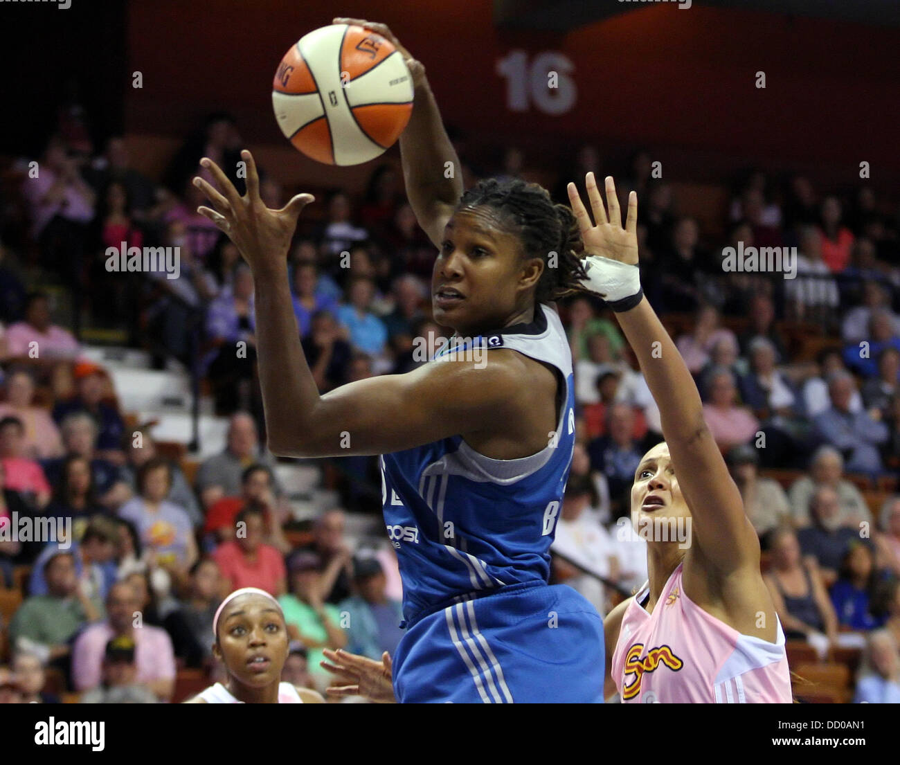 Uncasville, Connecticut, USA. 22nd Aug, 2013. Minnesota Lynx forward ...