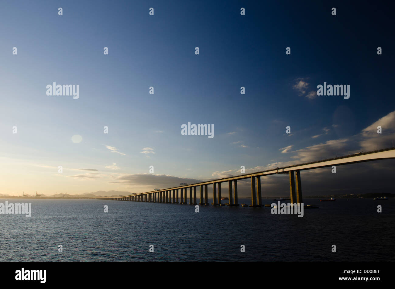 Rio Niteroy Bridge, One of the biggest bridges in the world, crossing ...
