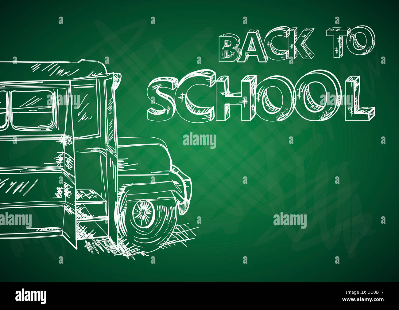 Education concept back to school bus cartoon illustration. EPS10 vector ...