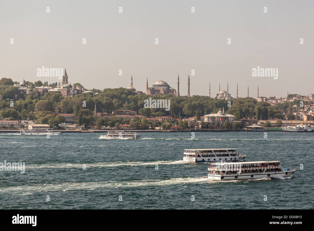 Topkapi Palace, Hagia Sophia Mosque and Sultanahmet Mosque (Blue Mosque ...