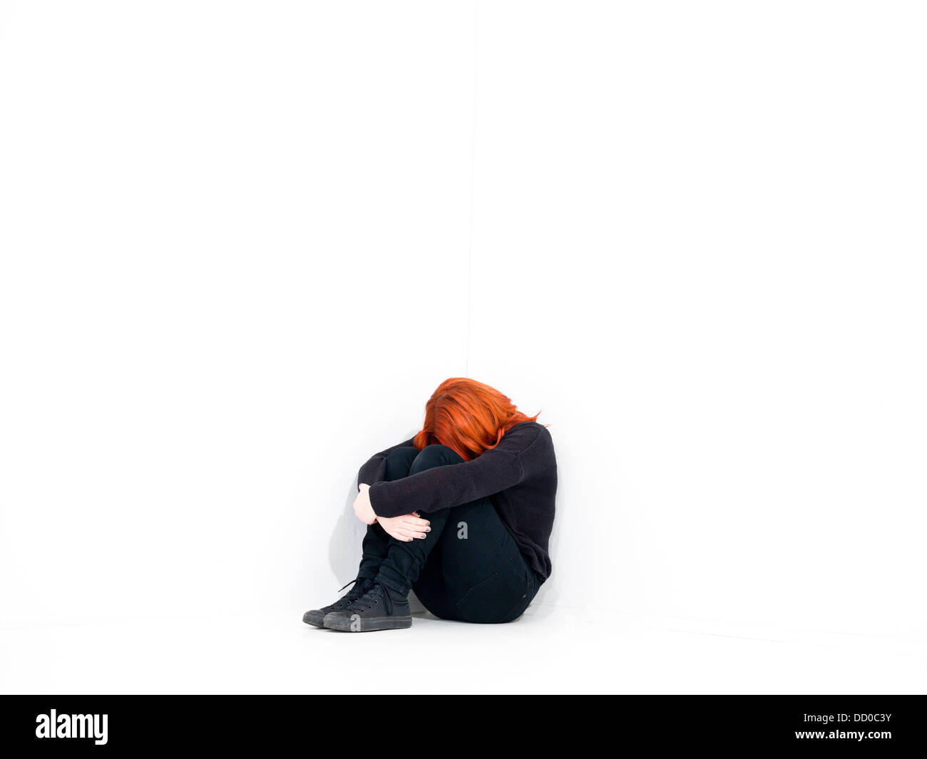 Sad corner people Cut Out Stock Images & Pictures - Alamy
