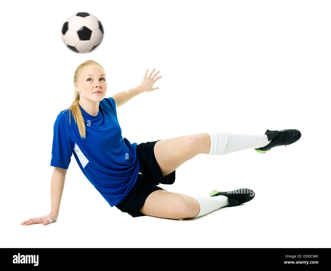 Beautiful soccer player posing hi-res stock photography and images - Alamy