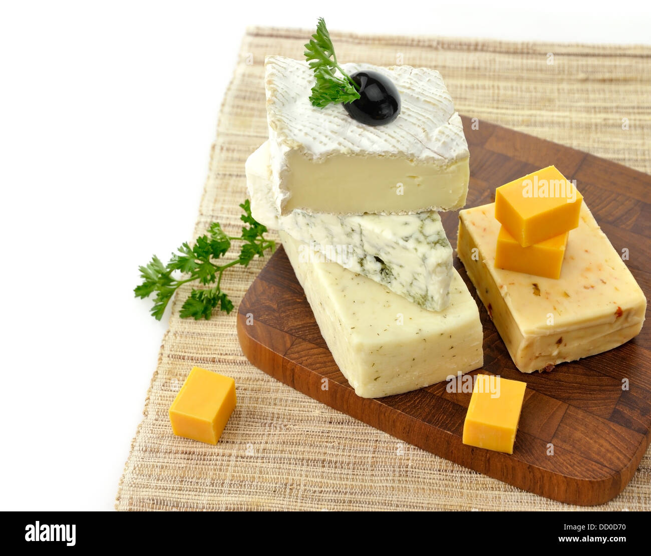 Assortment of Cheese Stock Photo - Alamy