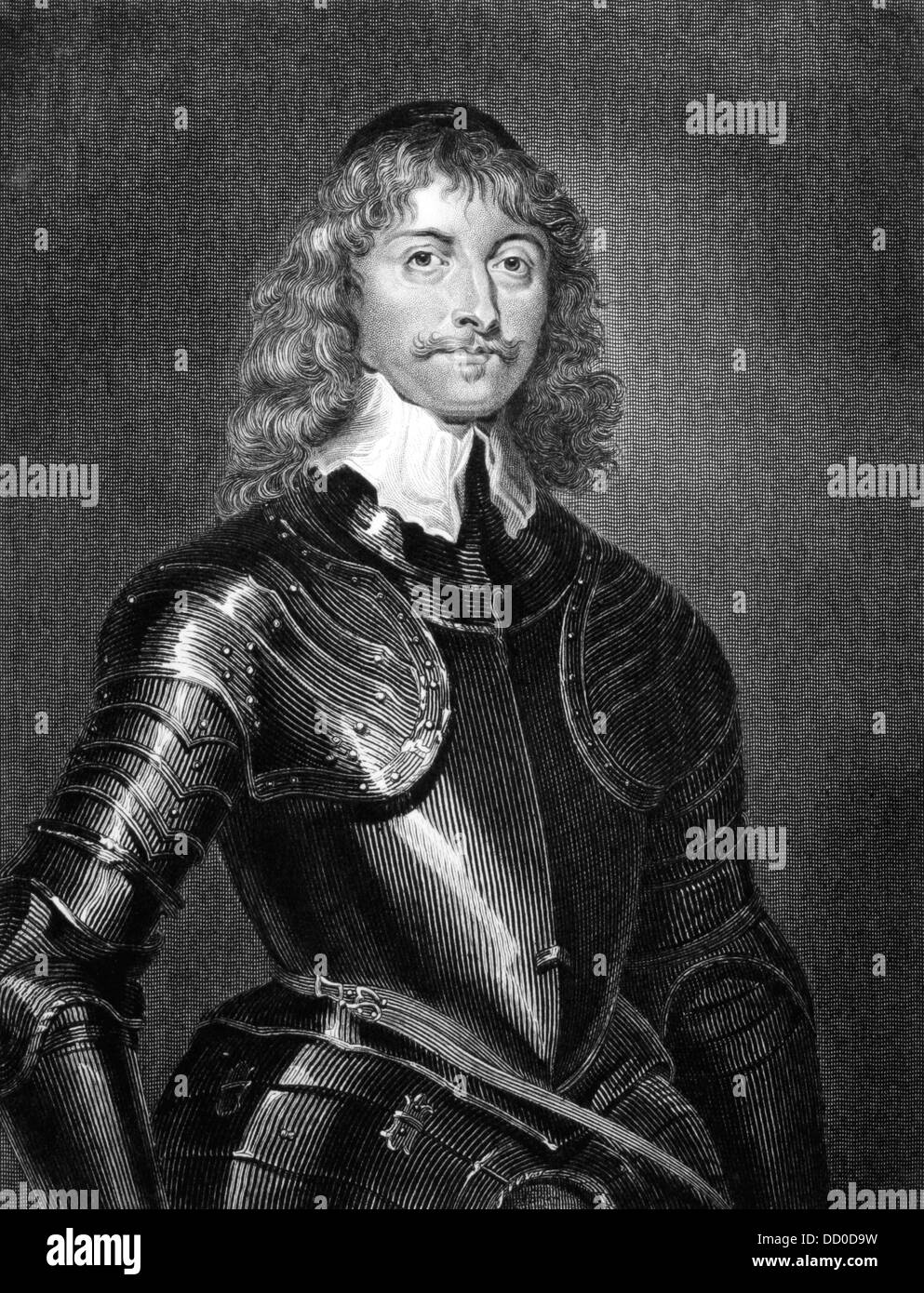 James Graham, 1st Marquis of Montrose (1612-1650) on engraving from ...