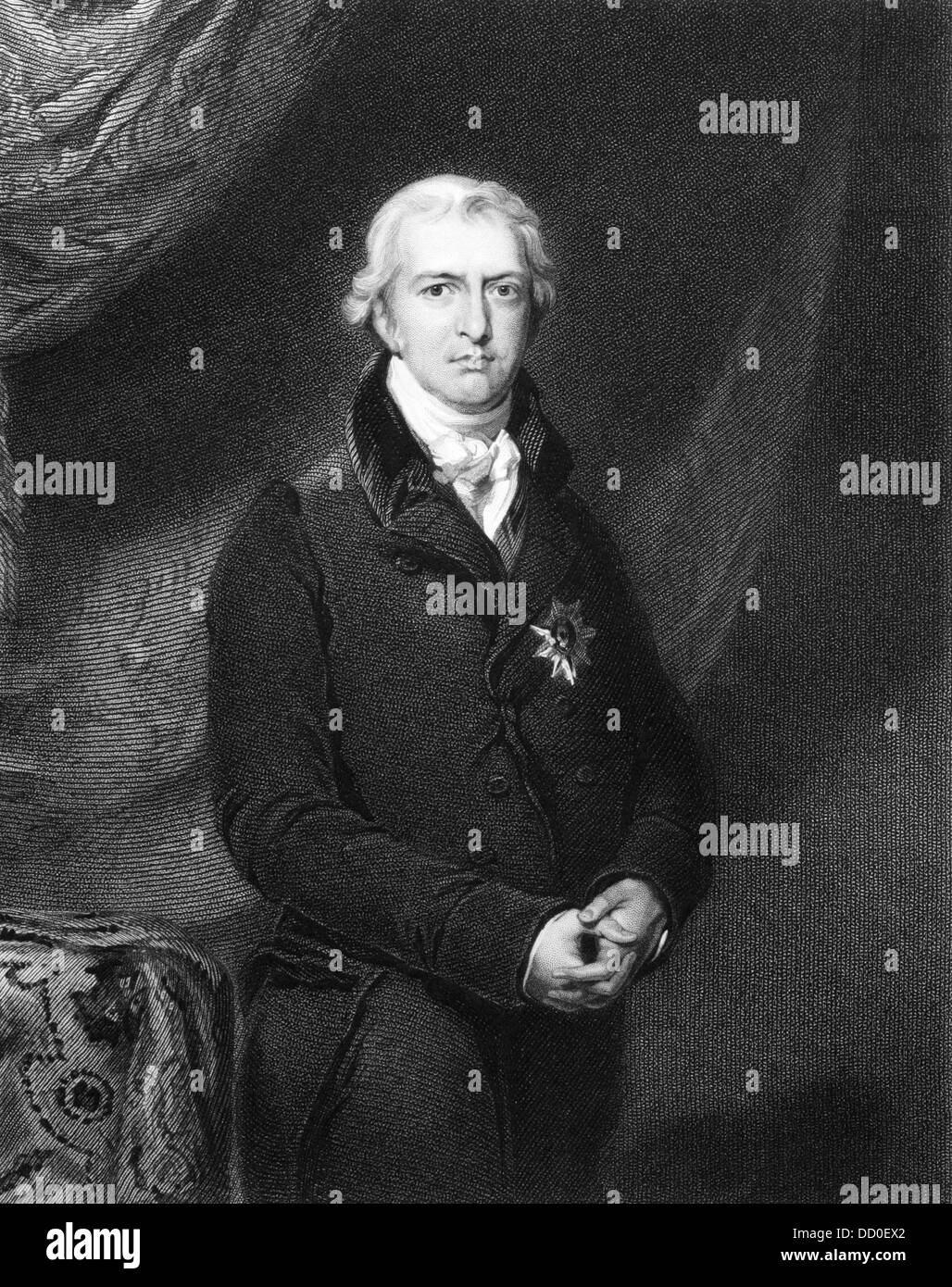 Robert Jenkinson, 2nd Earl of Liverpool (1770-1828) on engraving from ...