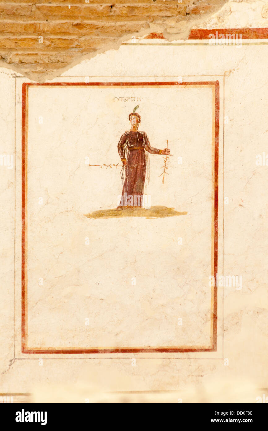 Ancient roman wall painting architecture hi-res stock photography and ...