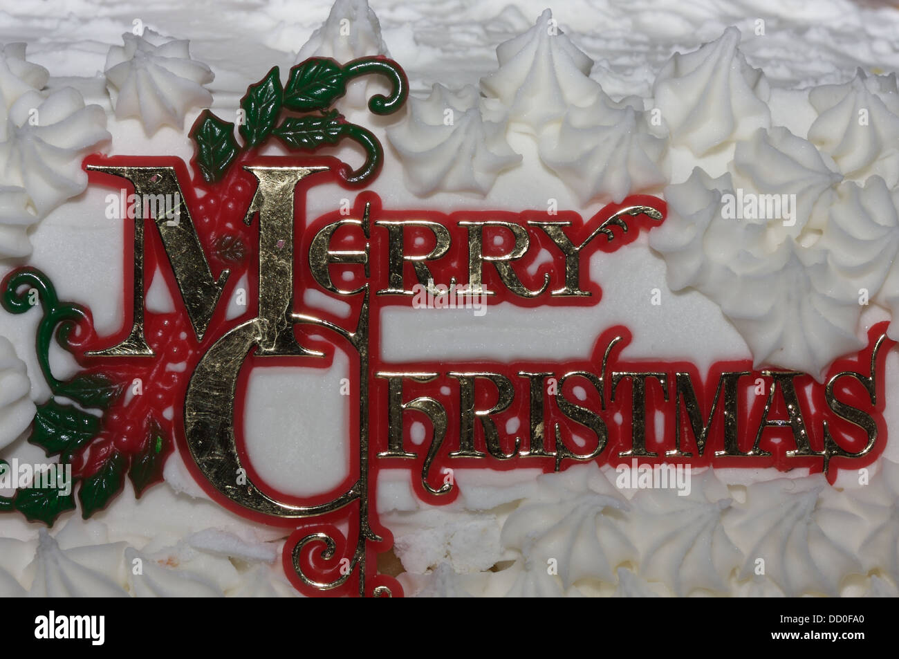 Christmas royal icing cake hi-res stock photography and images - Alamy