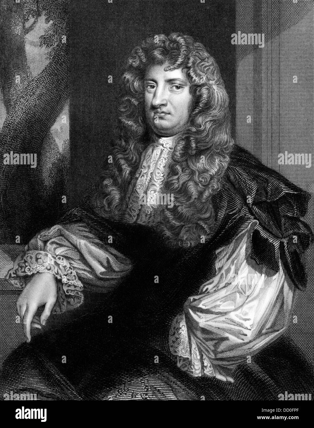 William Russell, Lord Russell (1639-1683) on engraving from 1831 ...
