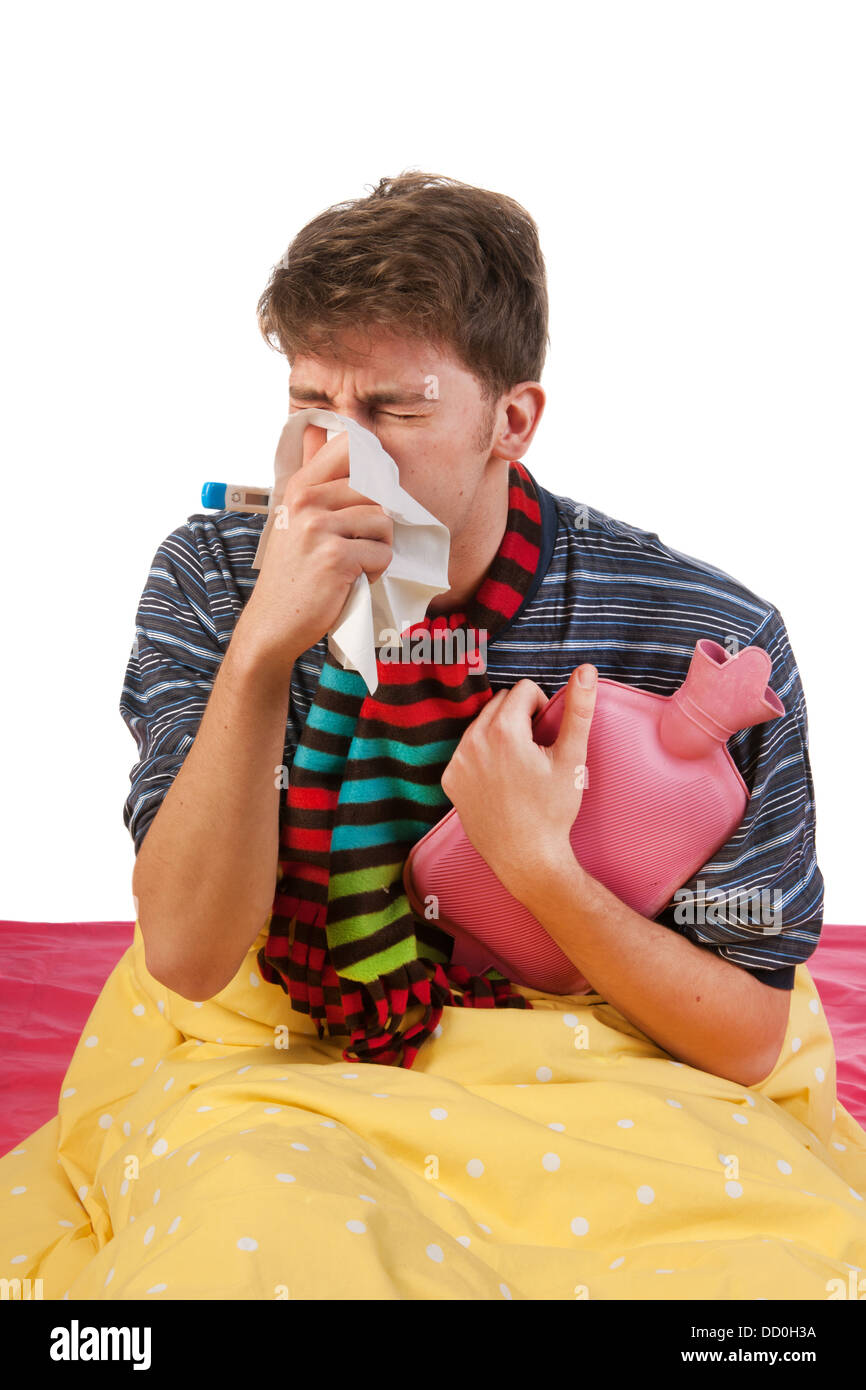 Very ill man Stock Photo - Alamy