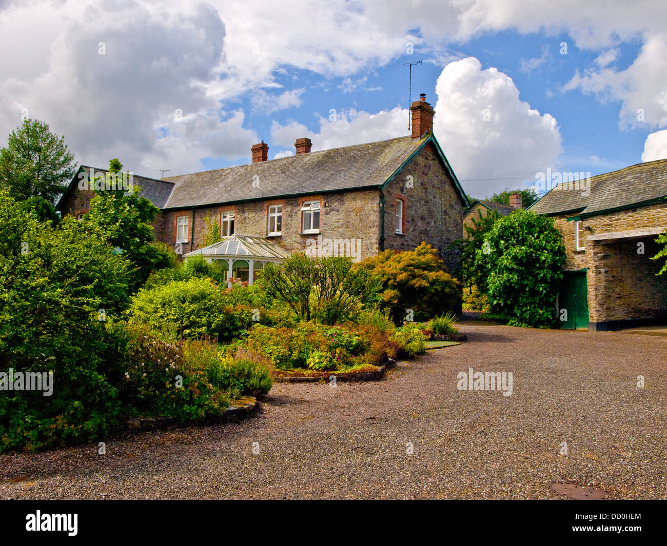 Molland, Devon, England. The Manor House Stock Photo - Alamy