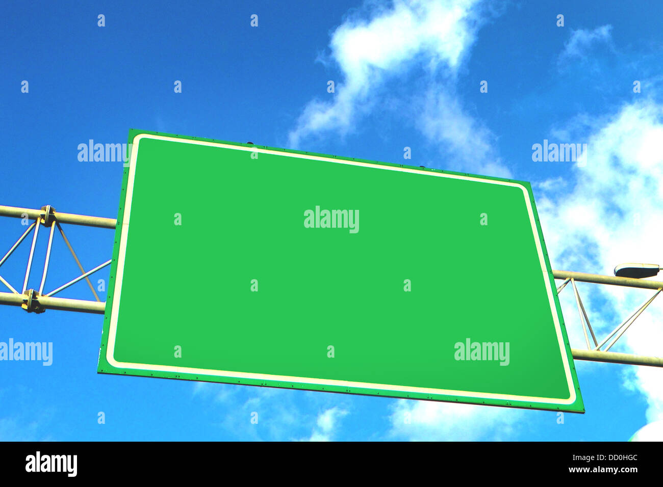 Empty road sign Stock Photo - Alamy