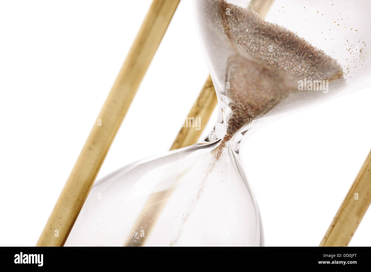 Hourglass sand falling hi-res stock photography and images - Alamy