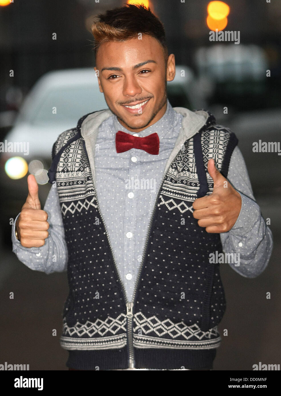Marcus Collins outside the ITV studios London, England - 12.01.12 Stock ...