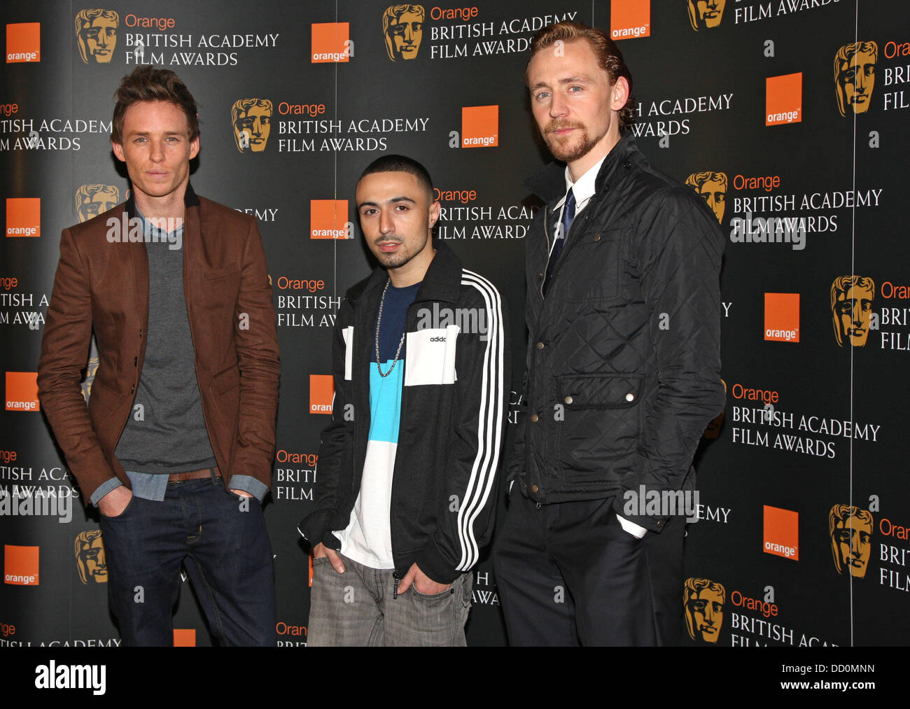 Eddie Redmayne, Adam Deacon, Tom Hiddleston Orange Wednesdays Rising ...