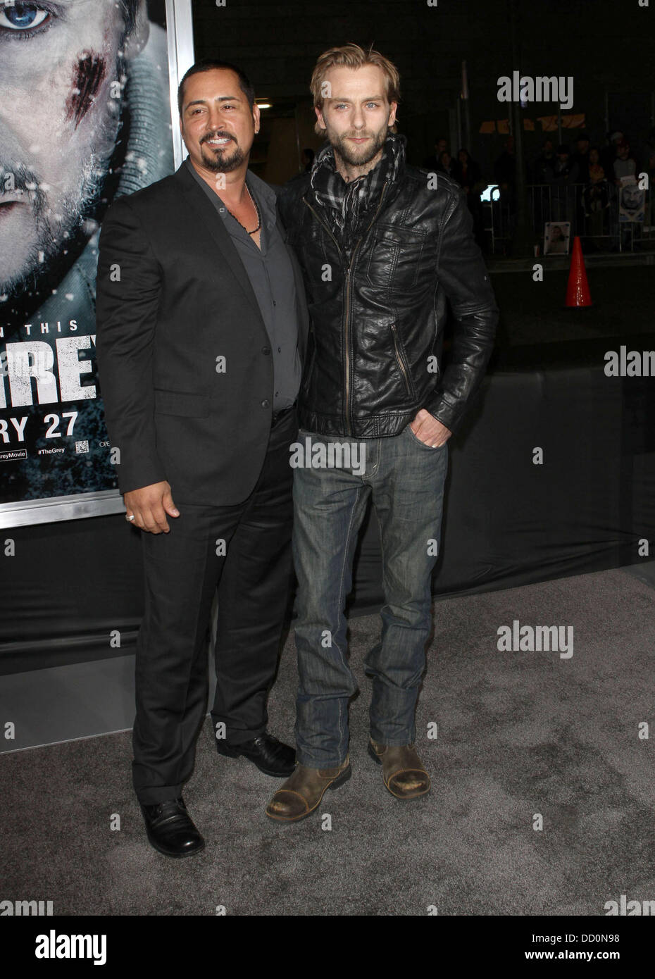 Benjamin Bray, Joe Anderson The World Premiere Of "The Grey" held at ...