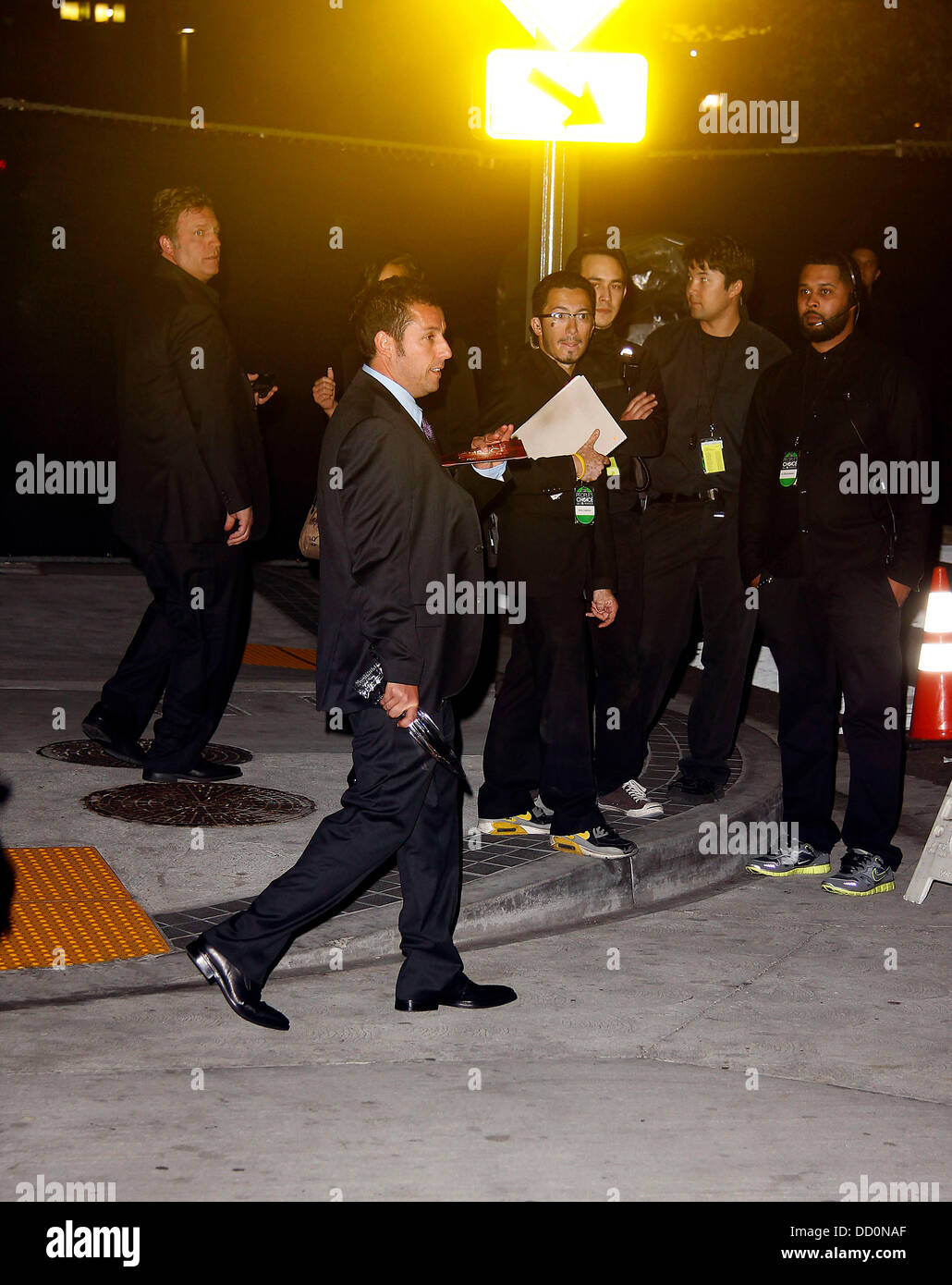 Adam Sandler holding his award 2012 People's Choice Awards held at ...
