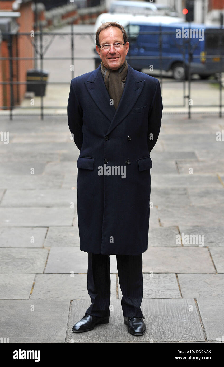 Richard Desmond arrives at the Leveson Inquiry held at the Royal Courts ...