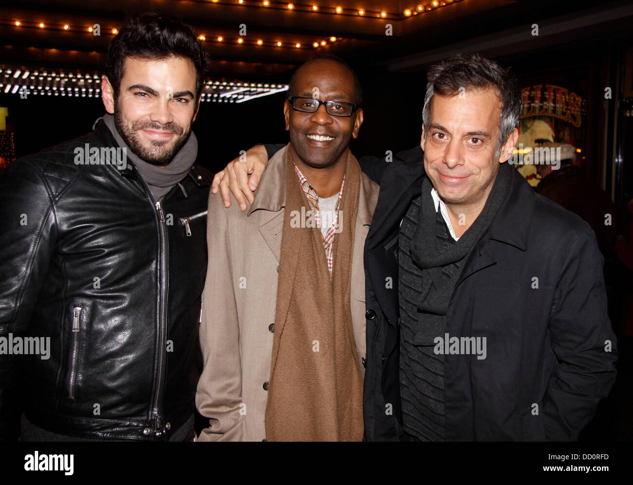 Matthew Risch, guest and Joe Mantello Broadway opening night after ...