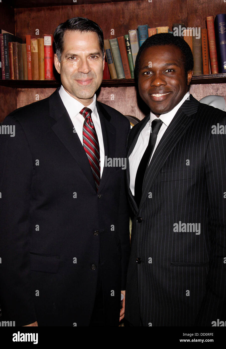 Christopher Innvar and Joshua Henry Broadway opening night after party ...