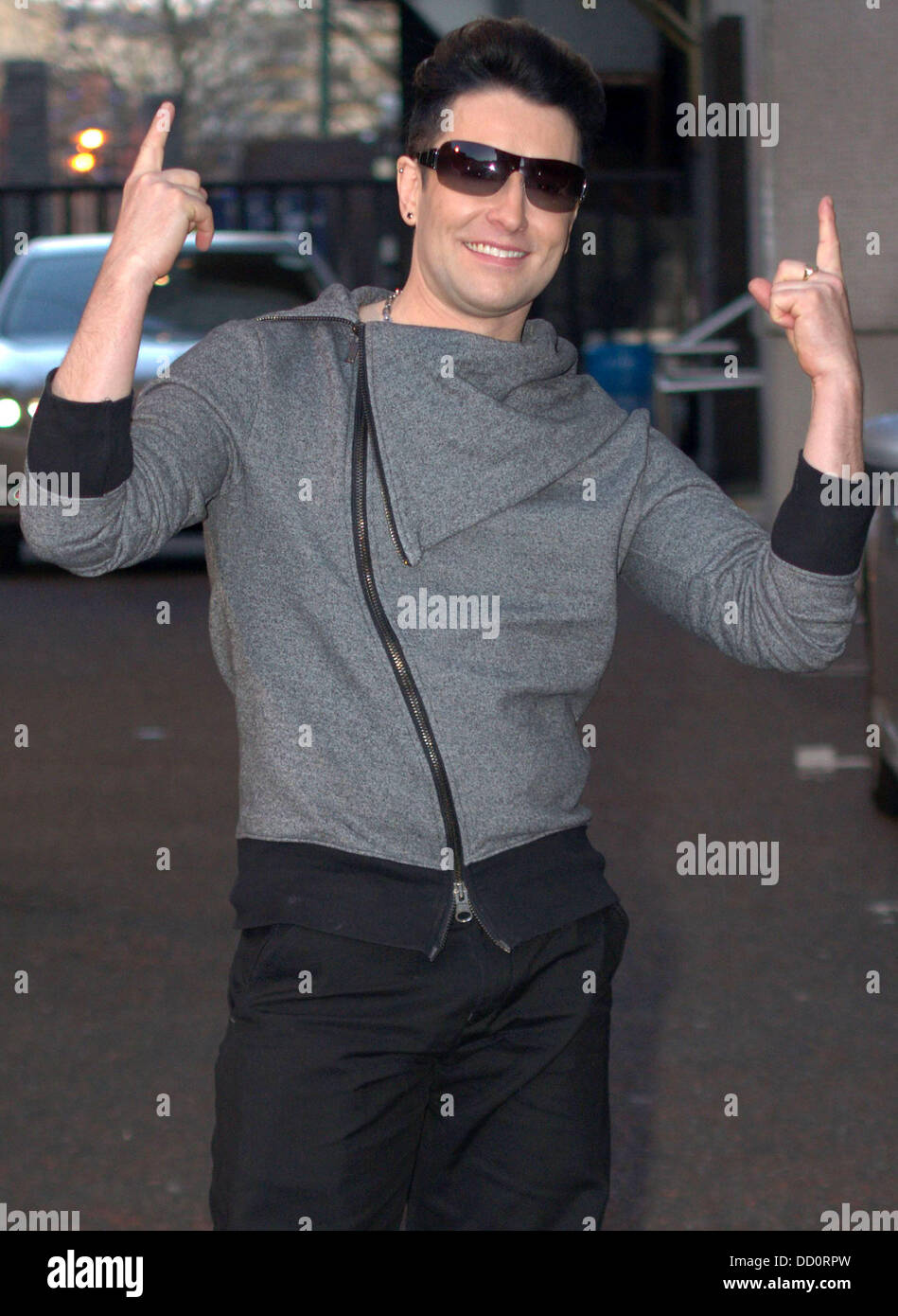 Andrew Stone at the ITV studios London, England - 13.01.12 Stock Photo ...