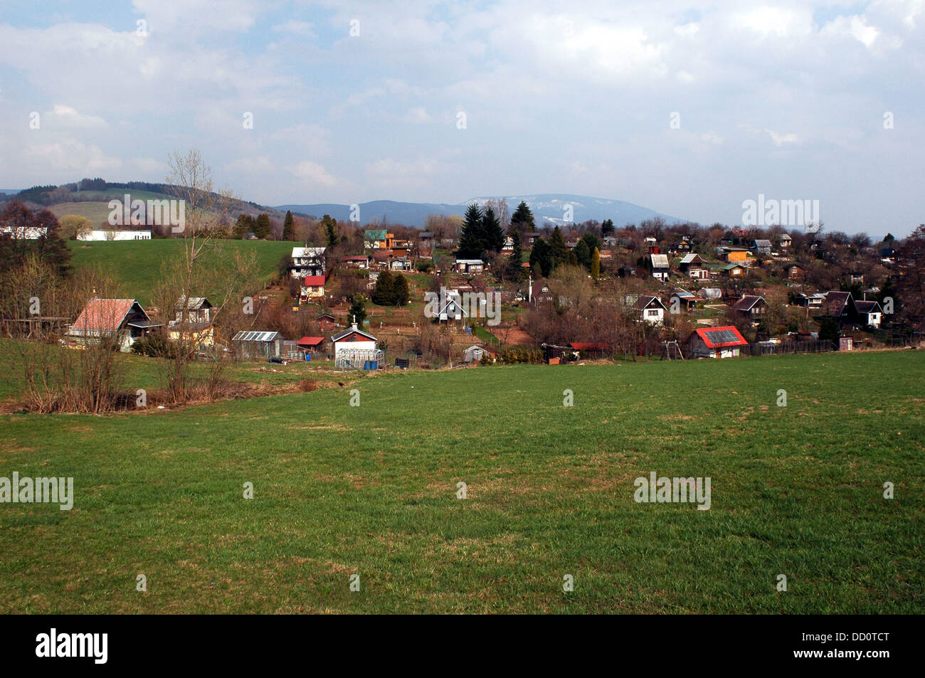Typical house czech countryside hi-res stock photography and images - Alamy