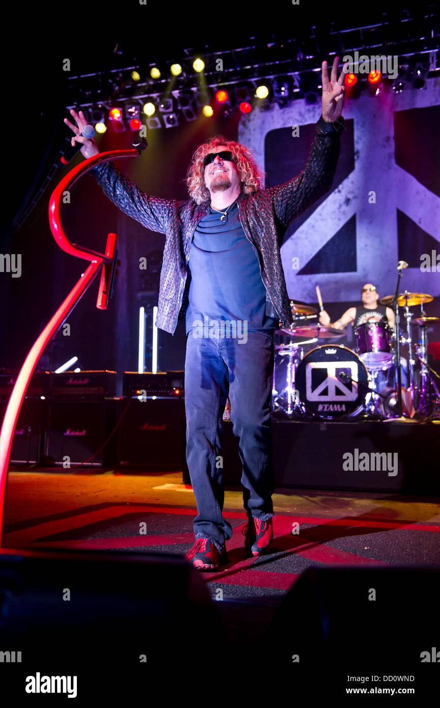 Sammy Hagar Chickenfoot performing live at Brixton Academy in London ...