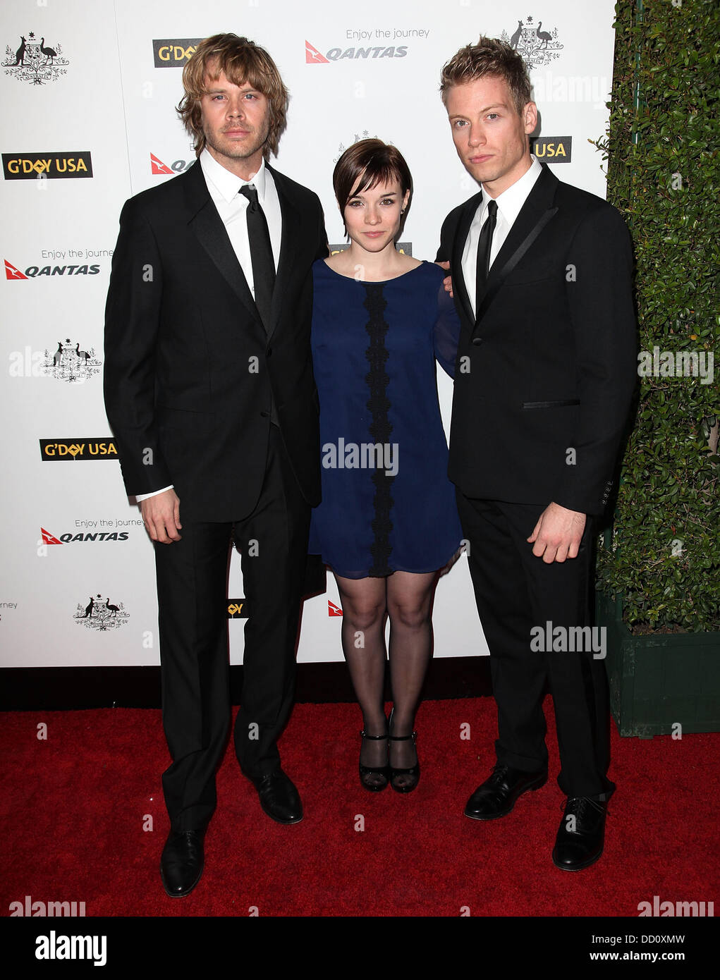 Eric Christian Olsen, RenŽe Felice Smith, and Barrett Foa 9th Annual G ...