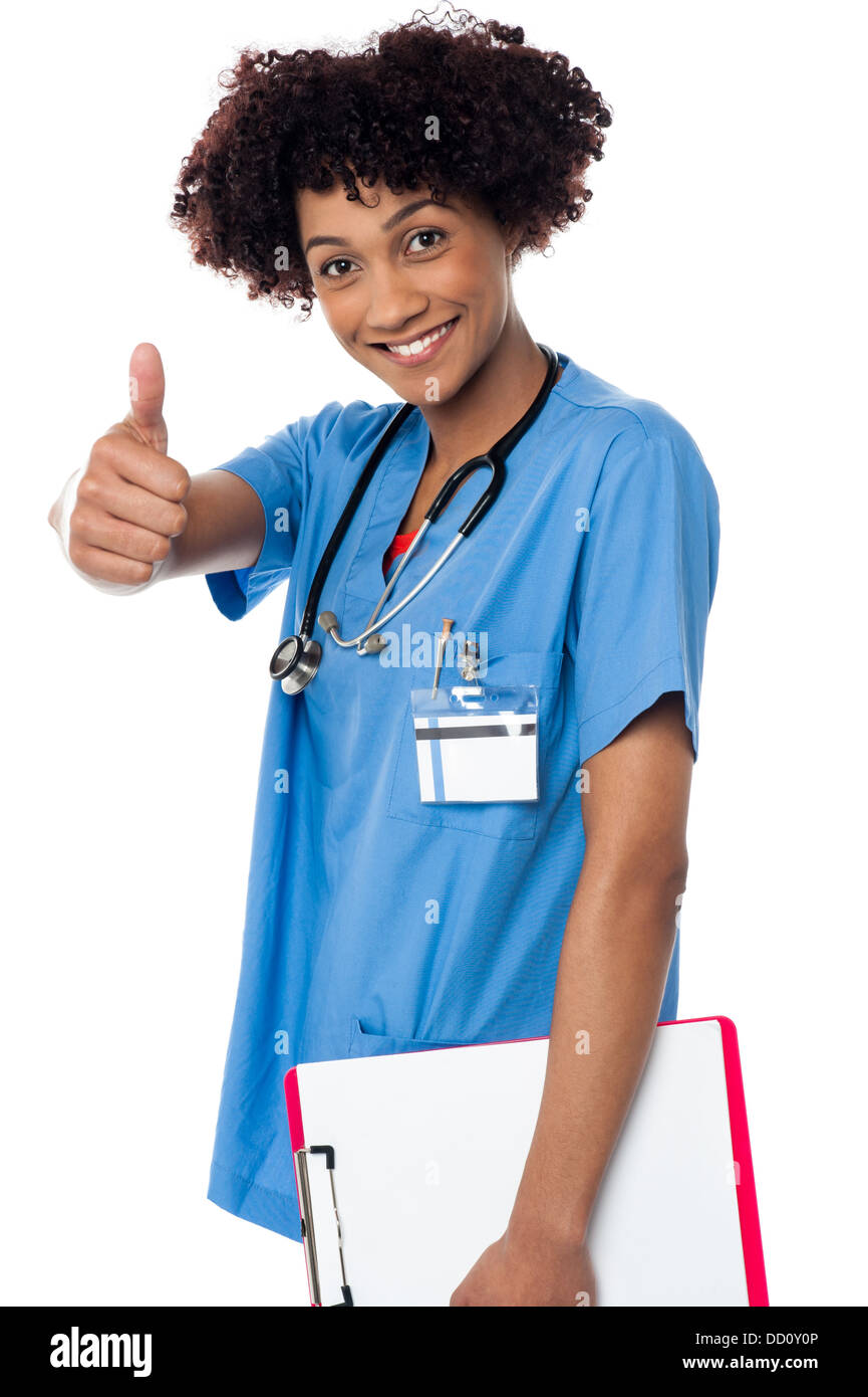 Pretty young lady sign hi-res stock photography and images - Alamy