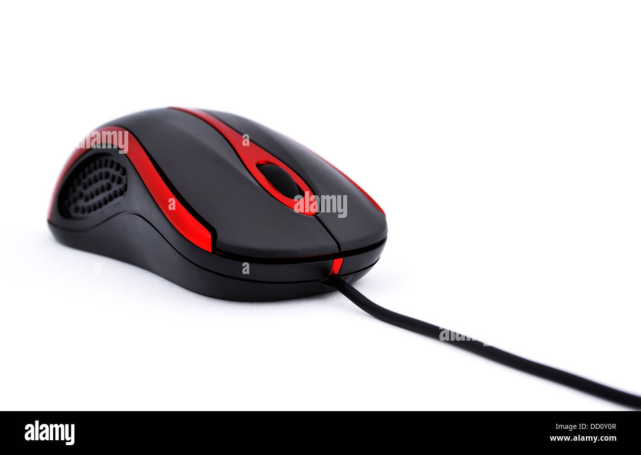 Red computer mouse isolated hi-res stock photography and images - Alamy
