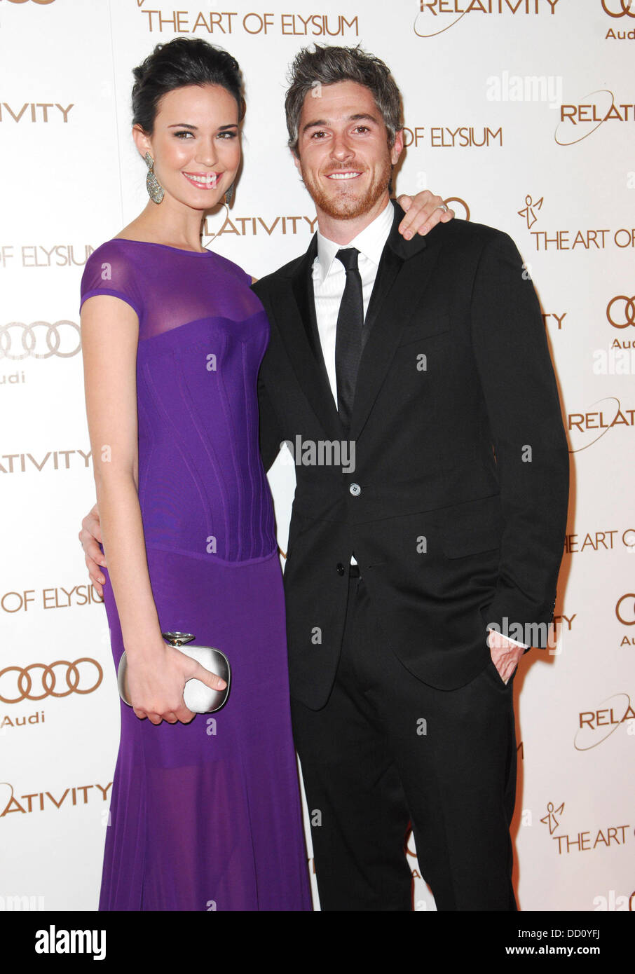 Odette Annable, Dave Annable 2012 Art of Elysium Heaven Gala at Union ...
